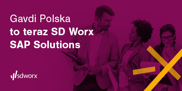 Gavdi Polska staje się SD Worx SAP Solutions: Nowa nazwa, lepsza oferta | SD Worx